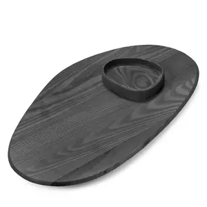 SERAX X Kelly Wearstler Dune Tray With Bowl, Medium - Black