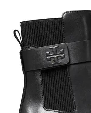 Tory Burch Double T Buckled Chelsea Boots