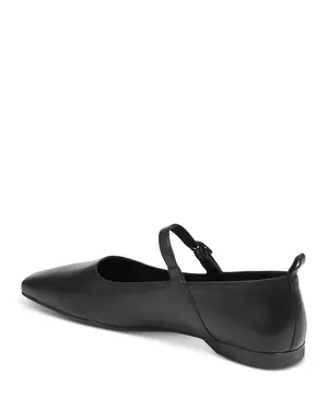 VAGABOND SHOEMAKERS Delia Ankle Strap Flats - Black