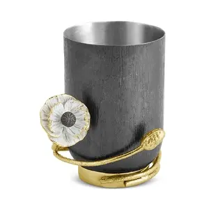 Michael Aram Anemone Toothbrush Holder - Black Nickel