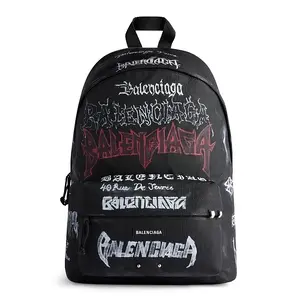 Balenciaga Explorer Backpack Diy Metal Allover - Black