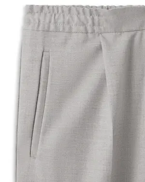 REISS Brighton Relaxed Pleated Trousers - Gray
