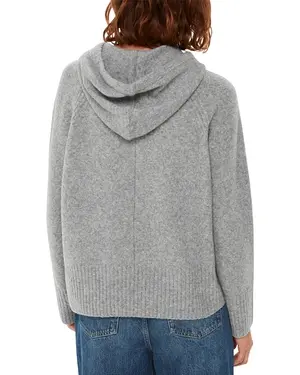Whistles Textured Hooded Sweater