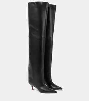 Amina Muaddi Knee High Boots For Women