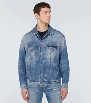 Dolce & Gabbana Distressed Denim Jacket