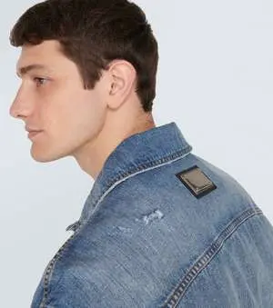 Dolce & Gabbana Distressed Denim Jacket