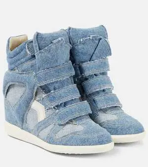 Isabel Marant Isabel Marant Bekett High-top Sneakers Blue-2