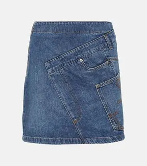 Jw Anderson Denim Bottoms For Women
