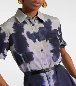 Altuzarra Kiera Printed Midi Shirt Dress - Multicoloured
