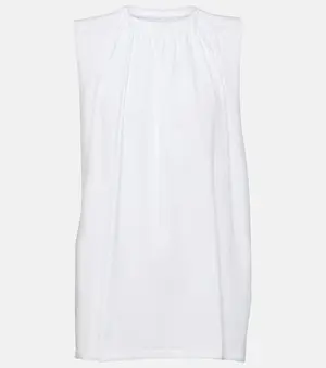 MAISON MARGIELA Ruffled Cotton Jersey Top