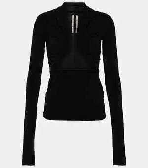 Rick Owens Cutout Jersey Top