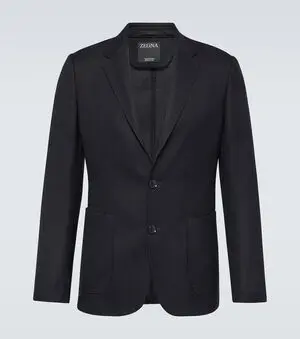 Zegna Single-breasted Wool Blazer