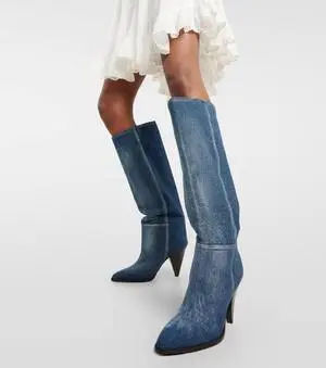Isabel Marant Ririo Knee-high Boots - Blue
