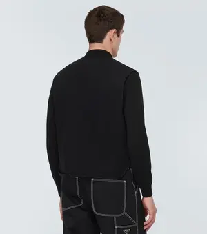 Givenchy Cotton Fleece Vest - Black