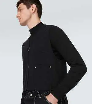 Givenchy Cotton Fleece Vest - Black
