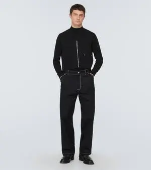 Givenchy Cotton Fleece Vest - Black