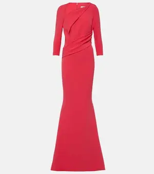 Safiyaa Pollina Crêpe Gown