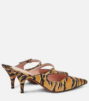 Zimmermann Aura Printed Mules - Multicoloured