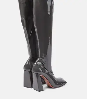 Amina Muaddi Marine Stretch 95 Over-the-knee Boots