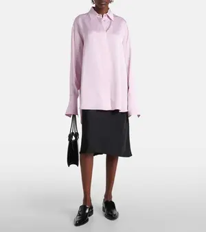 JIL SANDER Powder Satin Shirt