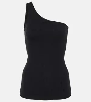 Isabel Marant Étoile One-shoulder Cotton Tank Top - Black