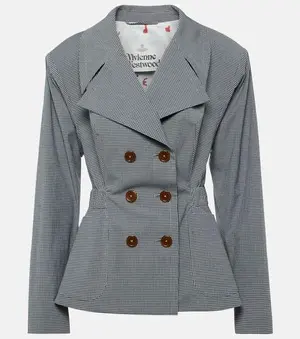 VIVIENNE WESTWOOD Gingham Cotton Jacket