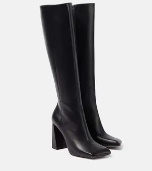 Square Toe Knee High Boots