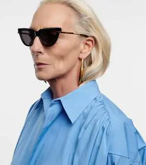Bottega Veneta Cat-eye Sunglasses - Black