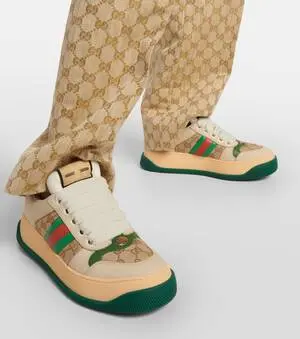 Gucci Screener Leather Sneakers
