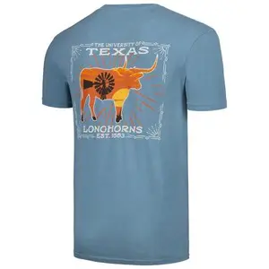 IMAGE ONE Texas Longhorns State Scenery Comfort Colors T-shirt
