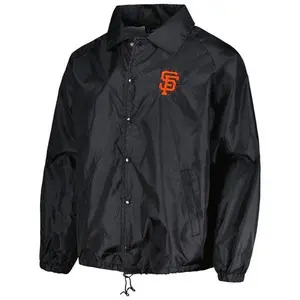 DUNBROOKE San Francisco Giants Coach's Raglan Full-snap Windbreaker Jacket By