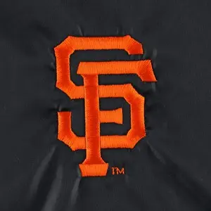 DUNBROOKE San Francisco Giants Coach's Raglan Full-snap Windbreaker Jacket By