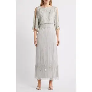 Cold Shoulder Blouson Cocktail Dresses