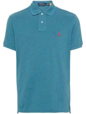 Polo Ralph Lauren Polo Pony-embroidered Polo Shirt - Blue