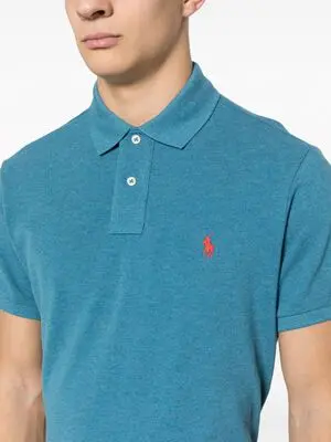 Polo Ralph Lauren Polo Pony-embroidered Polo Shirt - Blue
