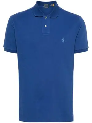 Polo Ralph Lauren Polo Pony-embroidered Polo Shirt - Blue