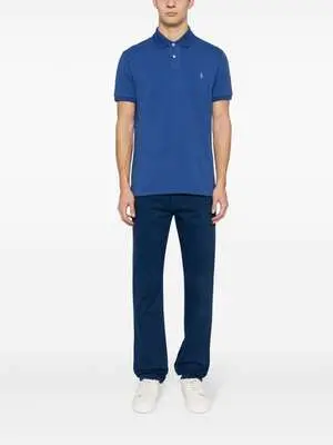 Polo Ralph Lauren Polo Pony-embroidered Polo Shirt - Blue