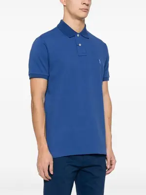 Polo Ralph Lauren Polo Pony-embroidered Polo Shirt - Blue