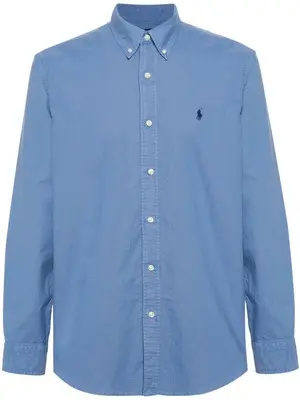 Polo Ralph Lauren Polo Pony-embroidered Shirt - Blue