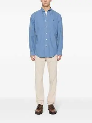 Polo Ralph Lauren Polo Pony-embroidered Shirt - Blue