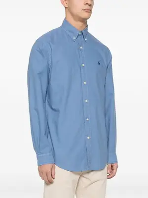 Polo Ralph Lauren Polo Pony-embroidered Shirt - Blue
