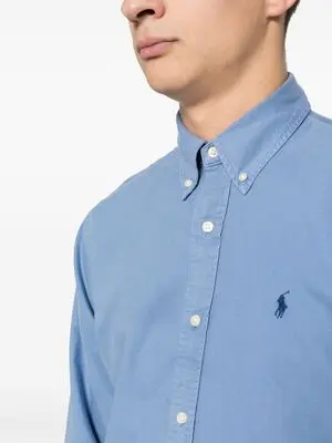 Polo Ralph Lauren Polo Pony-embroidered Shirt - Blue