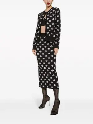Dolce & Gabbana Logo Intarsia Cardigan