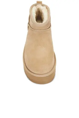 UGG Classic Ultra Mini Platform Boots - Sand