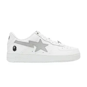 A BATHING APE Line Camo Bapesta #3 Sneakers - White