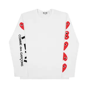 Play Comme Des Garcon Long Sleeve Shirts For Men