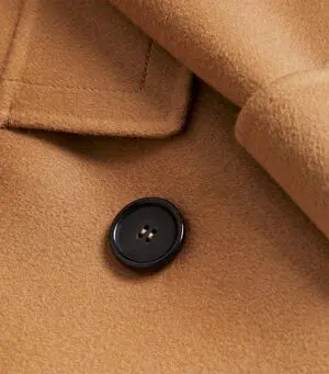 Max Mara Virgin Wool Double-breasted Pea Jacket