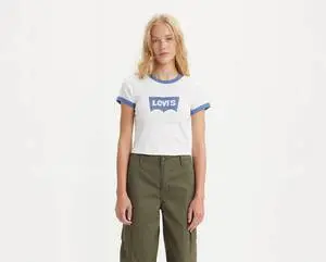 LEVI'S Graphic Ringer Mini T-shirt - Blue Yonder