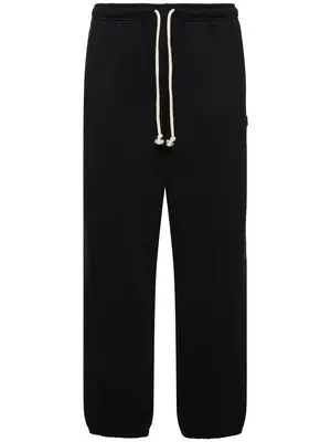 Acne Studios Frack Face Cotton Sweatpants - Black