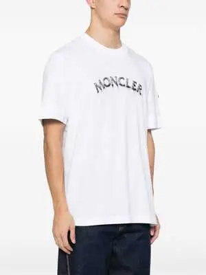Moncler Logo-print Cotton T-shirt - White